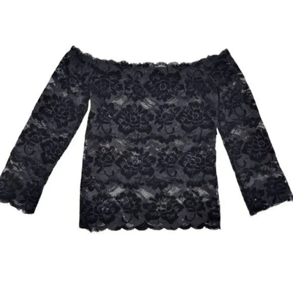 Guess | Tops | Guess Black Lace Cold Shoulder Top | Poshmark